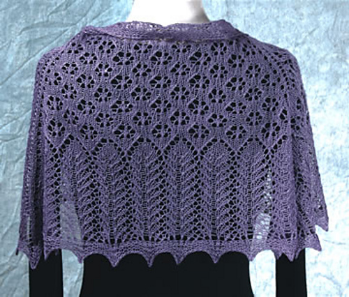 Ravelry: Rosevine shawl- Feather Light Shawls pattern pattern by ...