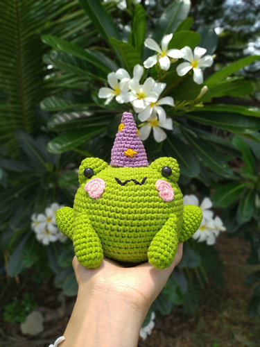 Ravelry: Wizard Frog pattern by Sasirin Saengchart
