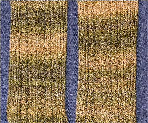 Ravelry: Wheat Stalk Sock pattern by Marion E. Muirhead