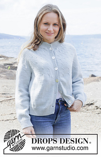 Ravelry: 254-22 Frozen Waves Cardigan pattern by DROPS design