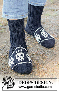Ravelry: 251-20 Spooky Toes pattern by DROPS design