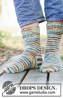 Ravelry: 260-46 Warm Horizon Socks pattern by DROPS design
