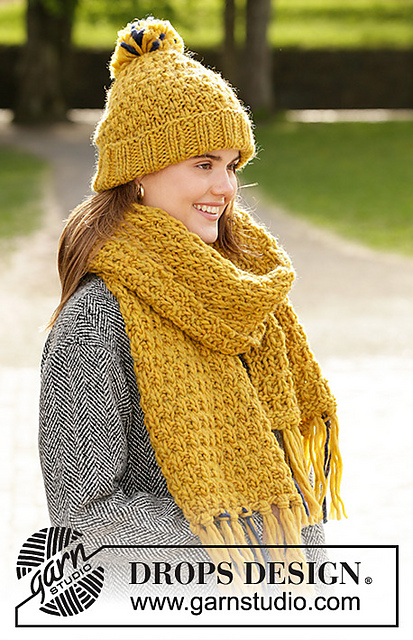 Ravelry: 204-2 a Hello Autumn Hat pattern by DROPS design