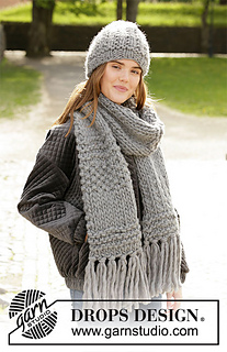 Ravelry: 204-45 b Celebrate Winter Scarf pattern by DROPS design