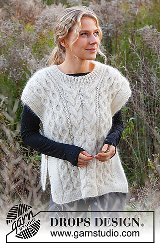 Ravelry: 226-15 Frozen in Time Slipover pattern by DROPS design