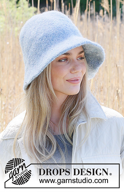 Ravelry: 234-11 Blue Ice hat pattern by DROPS design