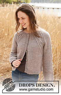 Ravelry: 237-21 Autumn in the Air Cardigan pattern by DROPS design