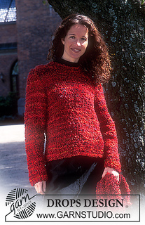 Ravelry: 63-3 Sweater and scarf pattern by DROPS design