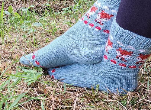 Ravelry: Fritx the Fox Soqs pattern by Durable Yarn