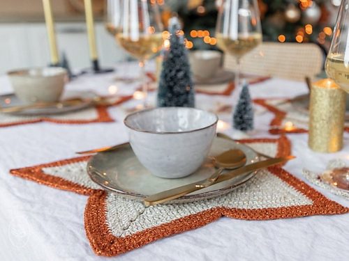 Ravelry: A Starry Christmas Table pattern by Durable Yarn