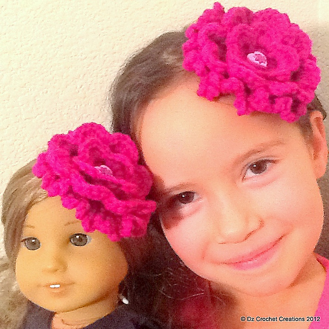 Ravelry: Dolly and Me Flowers pattern by Dz Crochet Creations