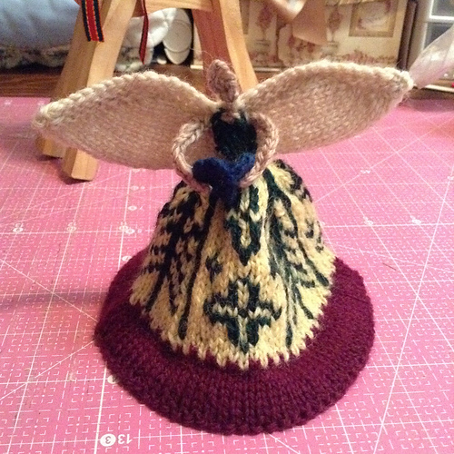 Ravelry: Fair Isle Angel Ornament pattern by Laura Andrews