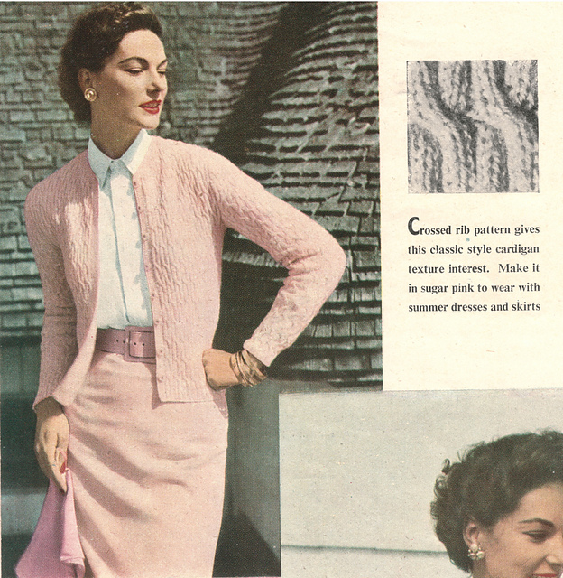 Ravelry: Crossed-rib cardigan pattern by Vogue Knitting