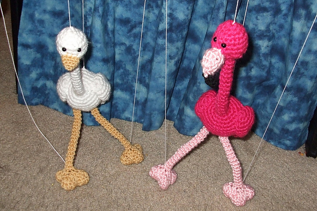 Ravelry: Marionette Bird and Flamingo pattern by Emily J. Miller