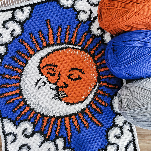 Ravelry: Sun & Moon Tapestry pattern by Earth, Hand & Fiber