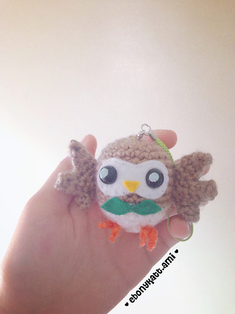 Ravelry: Baby Rowlet pattern by Ebony Ce (ebonykatt.ami)