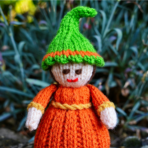 Ravelry: Halloween Pumpkin Doll pattern by Joanna Marshall