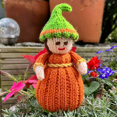 Ravelry: Halloween Pumpkin Doll pattern by Joanna Marshall