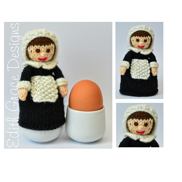 Ravelry: Susanna Pilgrim Egg Cosy Doll pattern by Joanna Marshall