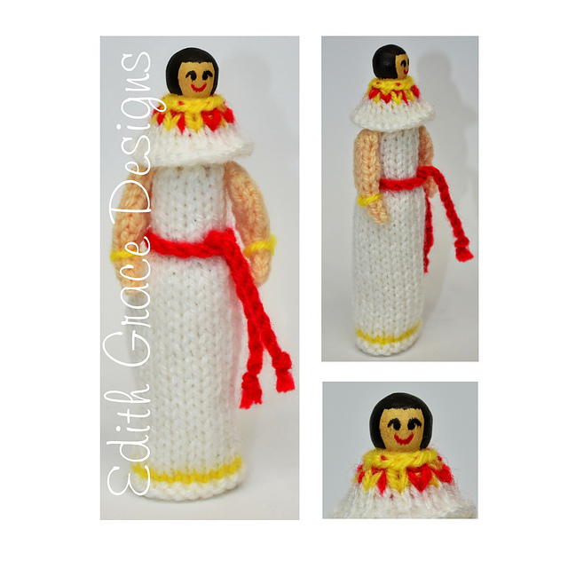 Ravelry: Egyptian Peg Doll pattern by Joanna Marshall