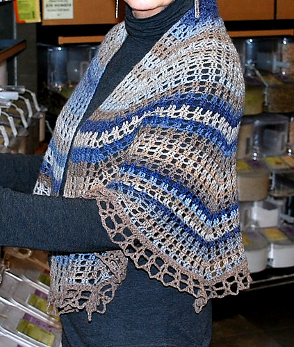Ravelry: Painted Mountain Shawl pattern by Vicki Mikulak