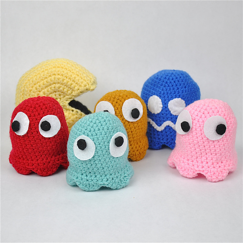 Ravelry: Pac-Man & Ghosts pattern by Penolopy Bulnick