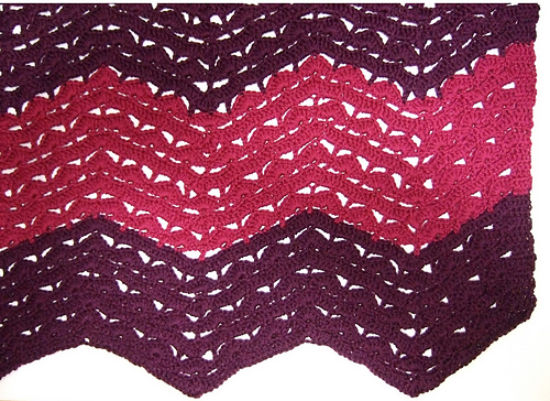 Ravelry: Shell and Stripe Ripple Afghan pattern by Heather Tucker