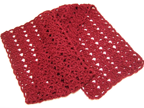 Ravelry: Quick Lacy Shell Scarf pattern by Heather Tucker