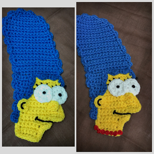 Ravelry: Marge Simpson Head Applique pattern by Eileen Menegay