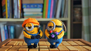 Ravelry: Minion Stuart Keychain pattern by Galina Litvinova