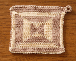Ravelry: GEOMETRIC TWO double knitted potholder pattern by Elaine Prior