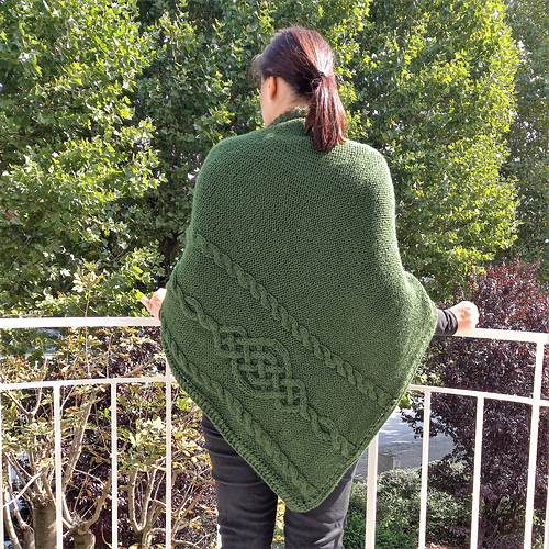 Ravelry: Celtic Forest Shawl pattern by Simona Varga