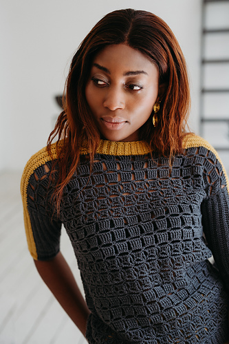 Ravelry: Mēness (Moon) Sweater pattern by Linda Skuja