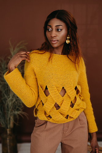 Ravelry: Saule (Sun) Sweater pattern by Linda Skuja
