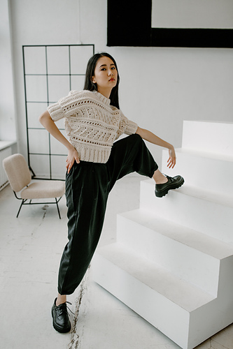 Ravelry: Sniegs (Snow) Sweater pattern by Linda Skuja