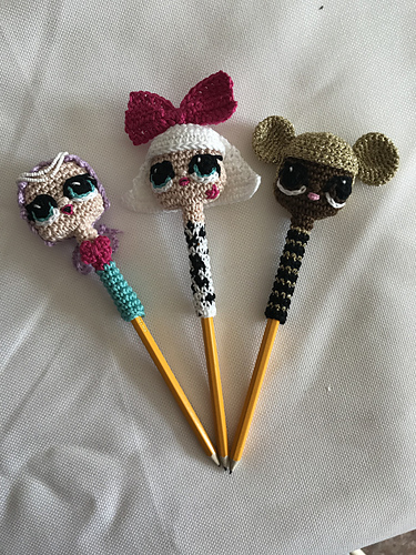 Ravelry: Lol pencil decorations pattern by Elisa Valoroso