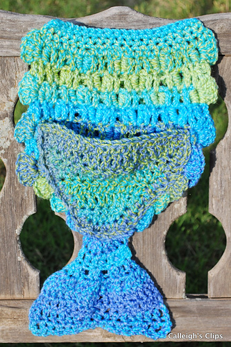 Ravelry: Mermaid Princess Cuddle Cape Set pattern by Elisabeth Spivey