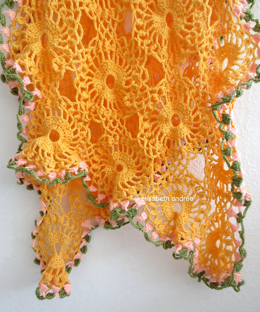 Ravelry: ElisabethAndree's Crocheted Orange Drape