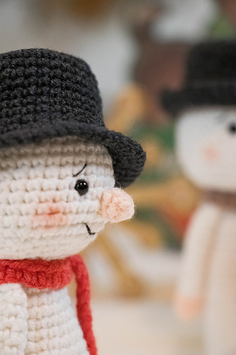 Ravelry: Snowman Finger Puppets pattern by Elise Speed