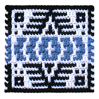 Ravelry: Mosaic Aztec 1 Coaster pattern by Elizabeth Ragsdale