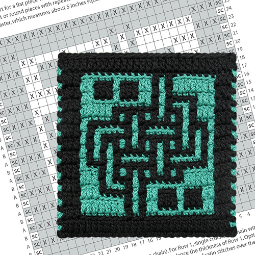 Ravelry: Mosaic Interlace Coasters pattern by Elizabeth Ragsdale