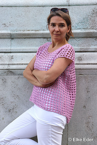 Ravelry: Tunic Mesh Top „Caroline“ pattern by Elke Eder Design