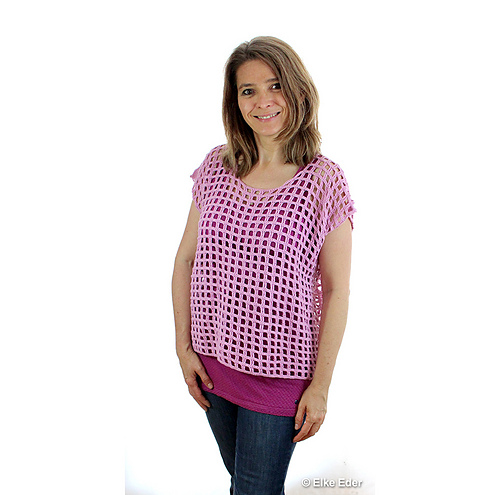 Ravelry: Tunic Mesh Top „Caroline“ pattern by Elke Eder Design