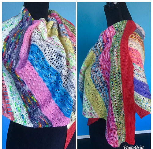 Ravelry: Advent MiniSkein Sampler Wrap pattern by Julie-Ann Amos