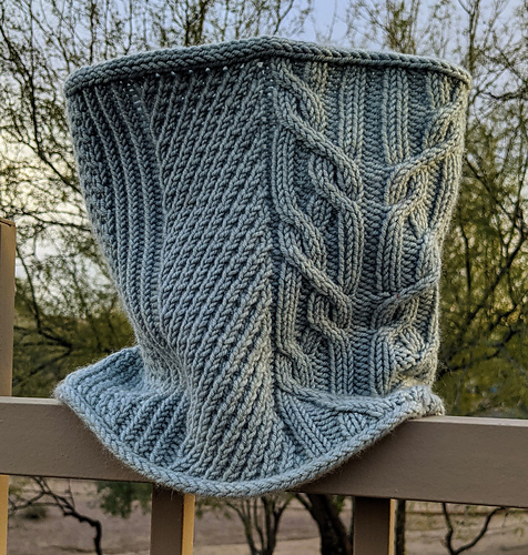 Ravelry: TESLIN BRIDGE COWL pattern by GK KNITS