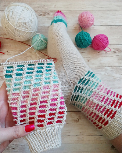 Ravelry Gems In The Window Socks Pattern By Jennifer Beaulieu