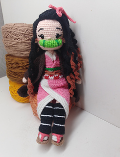 Ravelry: Nezuko Kamado pattern by Angelica Carrasco