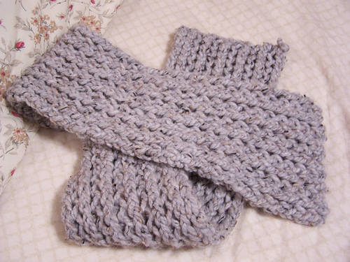 Ravelry: Double Knit Ribbed Scarf pattern by Isela Phelps