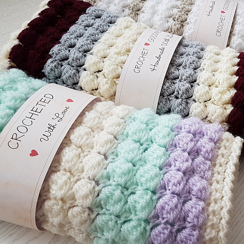 Ravelry: Bobble Pram Blanket pattern by Mary J Stephens