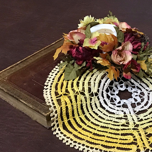 Ravelry: Chartres Labyrinth Doily pattern by Emma Garside